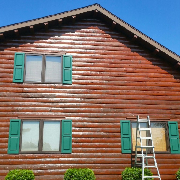 Carlisle, PA Cabin Stain Project Profile - with Just Add Paint